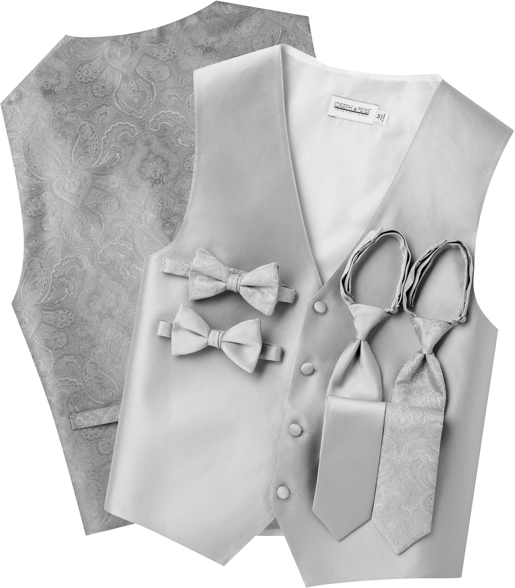 Duet Silver Vest Tux & Suit Rentals | Men's Wearhouse