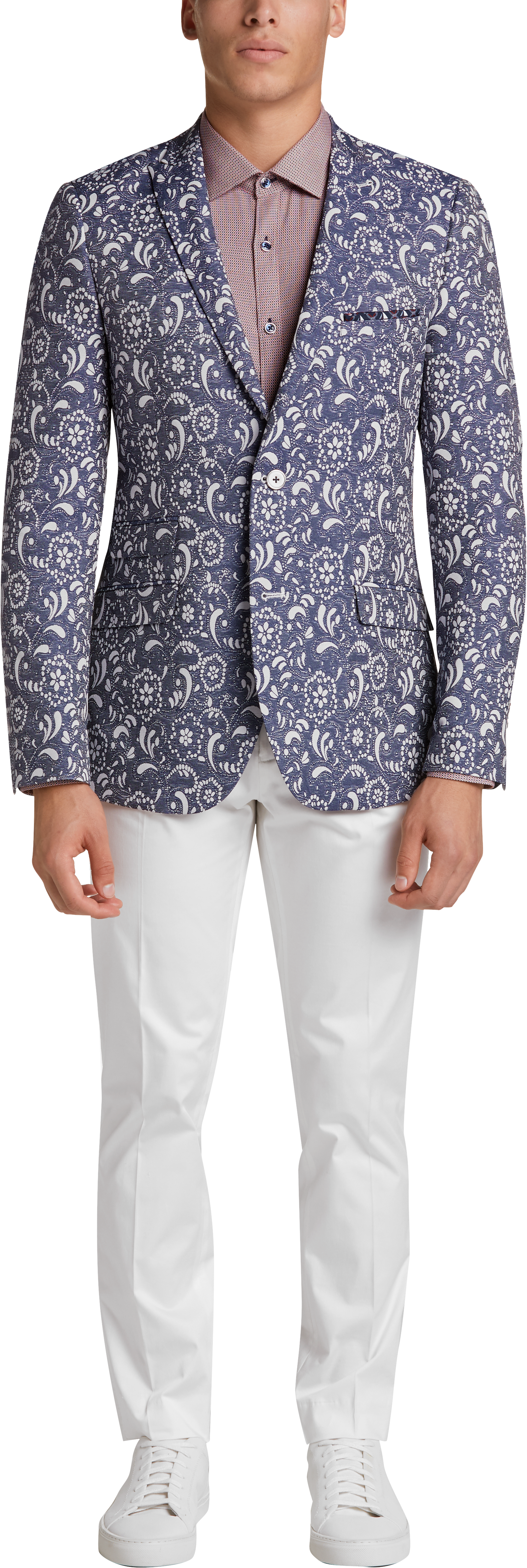 Paisley & Gray Slim Fit Suit Separates Coat, Denim Paisley - Men's ...
