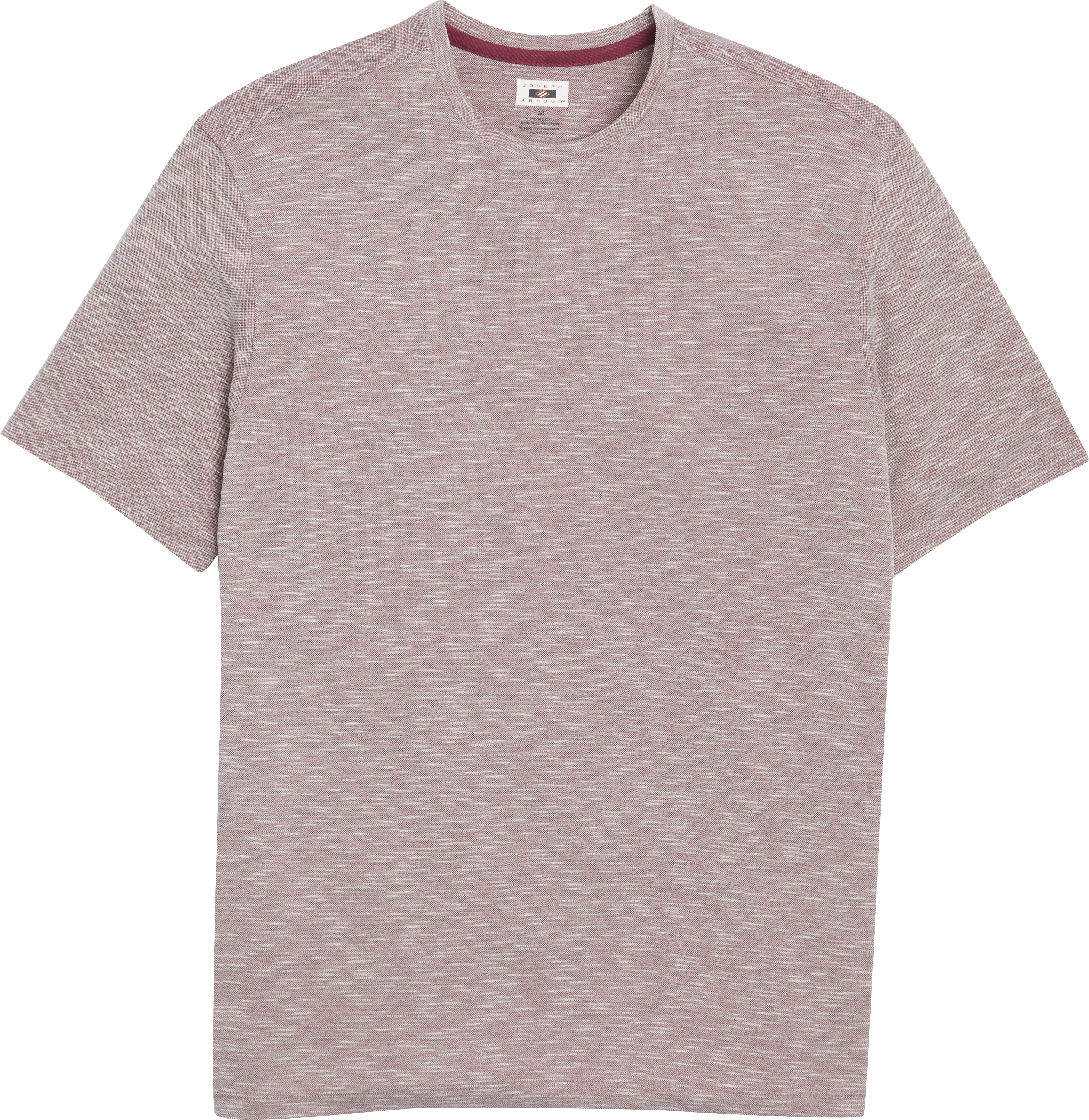 Joseph Abboud Garnet Red Crew Neck T-Shirt - Men's T-Shirts | Men's ...